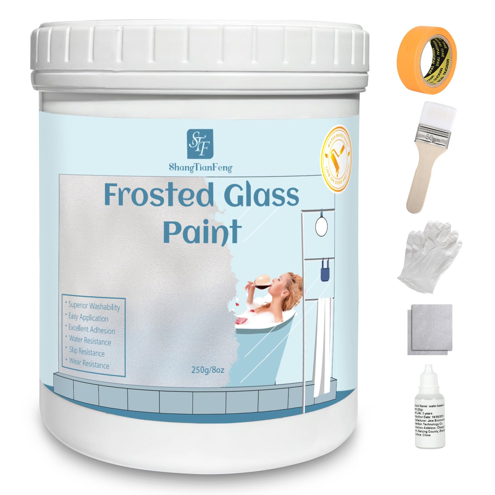 Frosted Glass Paint for Windows Privacy Paint UV Resistant Than Frosted ...