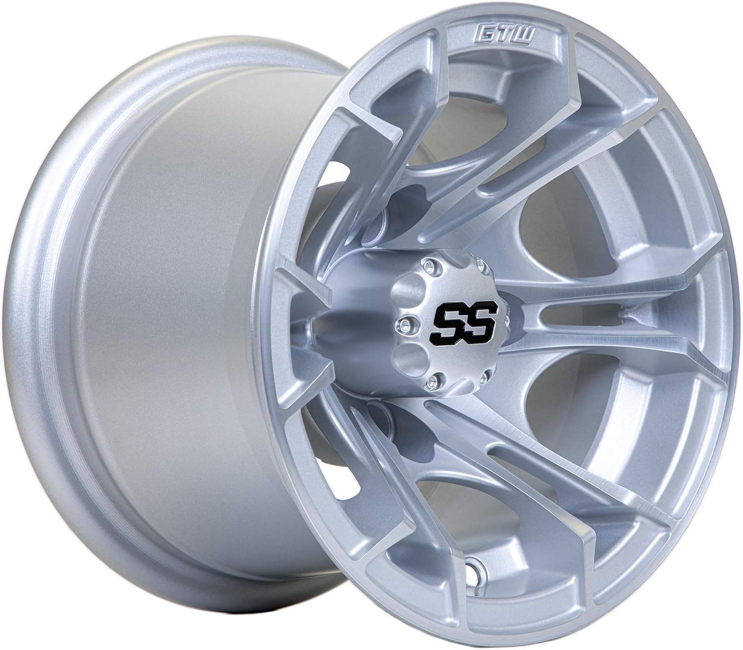 Amazon.com: GTW Spyder 10 Inch Aluminum Golf Cart Wheel 10x7 | 4-4 Bolt ...