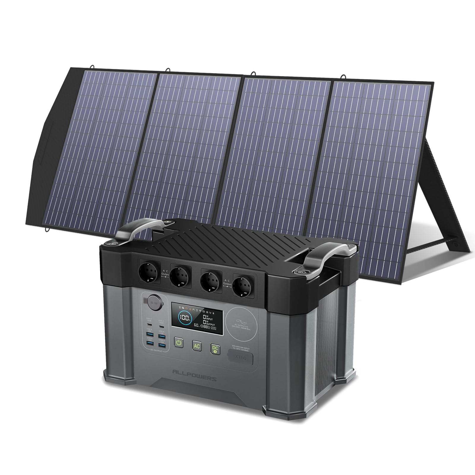 ALLPOWERS S2000 Pro Draagbaar powerstation met 200W opvouwbaar ...