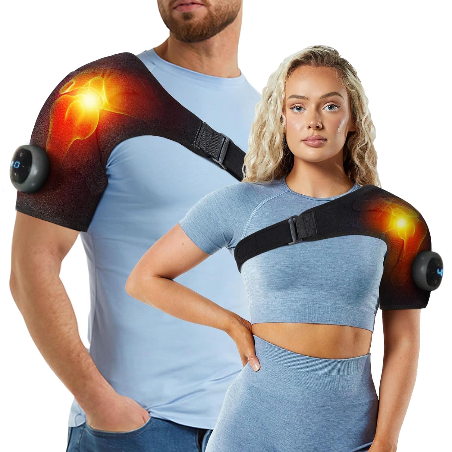 Amazon.com: Medicpure Medibrace 2 in 1 Shoulder and Knee Heat and ...