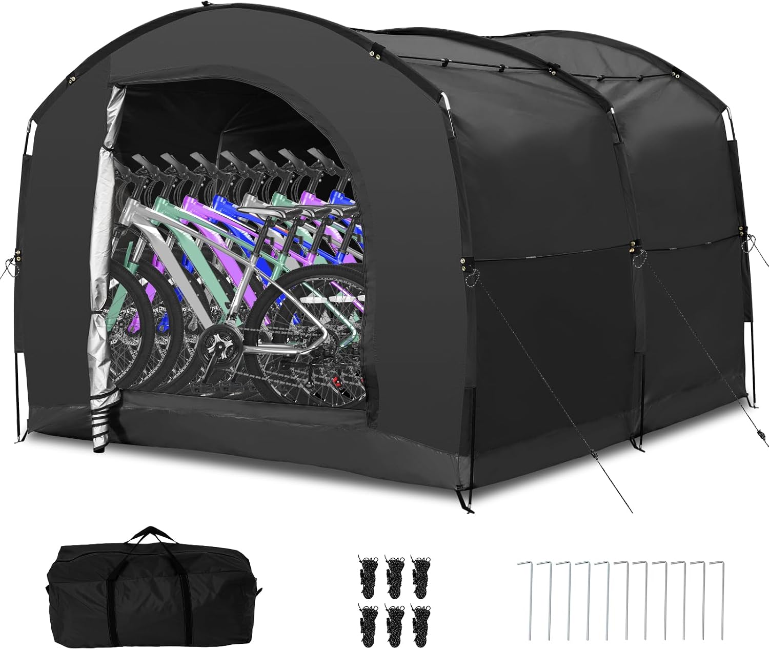 Amazon.com : Bike Storage Shed Tent, Outdoor Portable Bicycle Storage ...