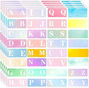 Amazon.com : Alphabet A-Z 26 Letters Index File Folder Labels 540 Pcs ...