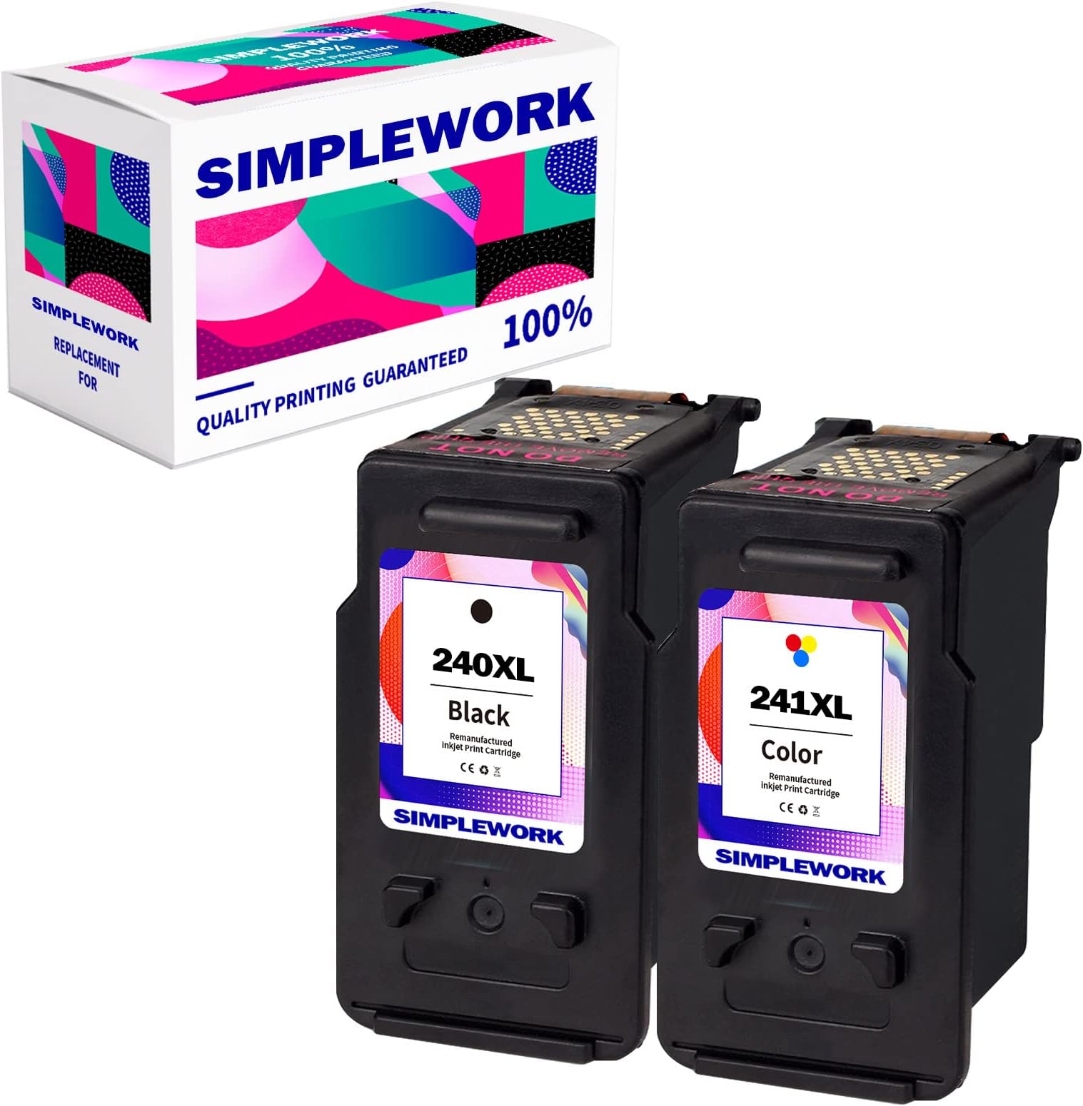 Amazon.com: 240XL 241XL Combo Pack Ink Cartridge Remanufactured for ...