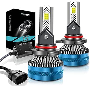 StoneBanks 9005/HB3/H10 Bombillas LED para Faros Delanteros, 6500 K 250 W 30000 LM Kit de ...