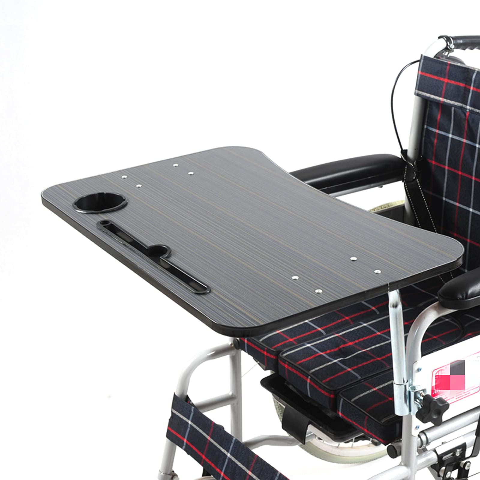 Wheelchair Tray Wooden with Mobile Phone Card Slot and Water Cup Card ...