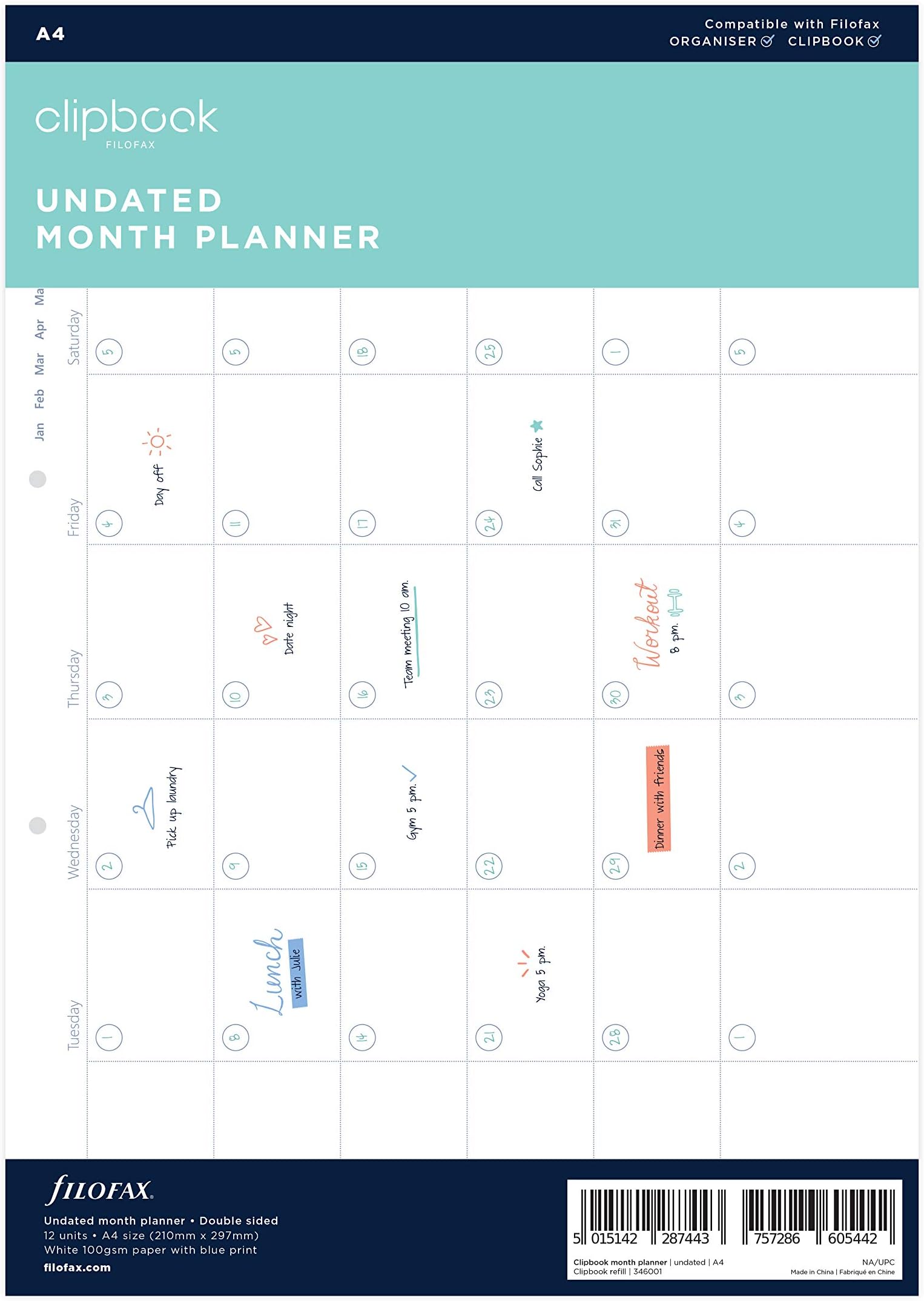 Filofax A4 To Do 5 Language : Amazon.co.uk: Stationery & Office Supplies
