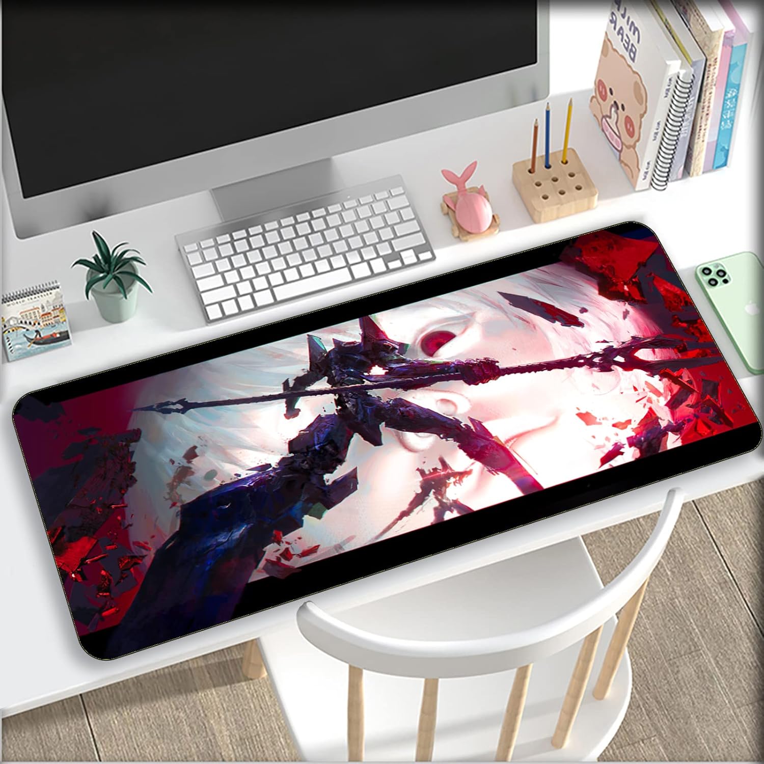 Amazon.com: Neon Genesis Evangelion Anime Large Gaming Mouse Mat ...