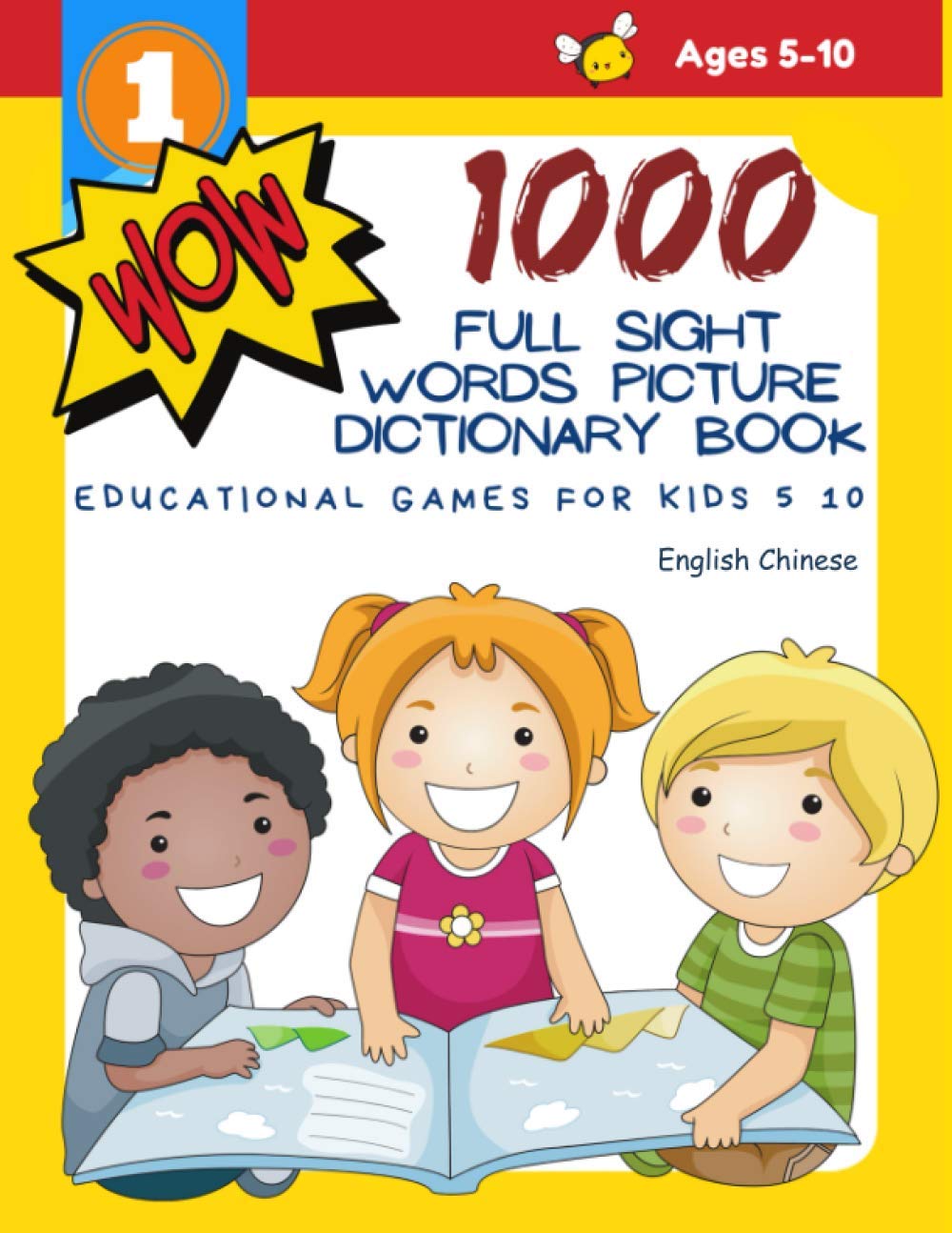 Amazon.com: 1000 Full Sight Words Picture Dictionary Book English ...