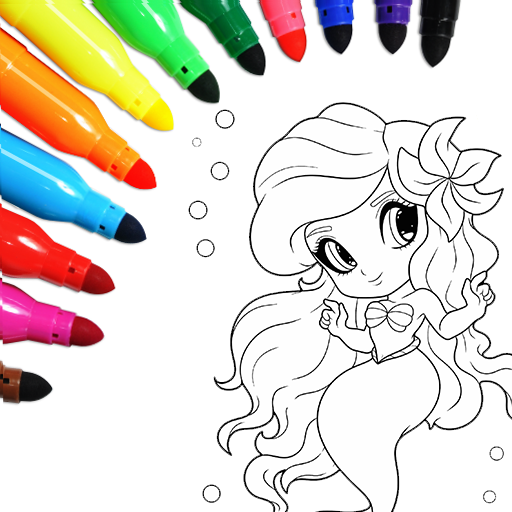 Fun mermaid coloring game:Amazon.com:Appstore for Android