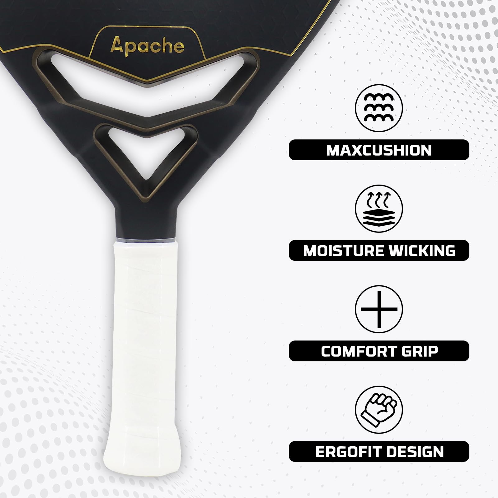 Snapklik.com : EVA Memory Padel Tennis Rackets 3D Surface Super ...