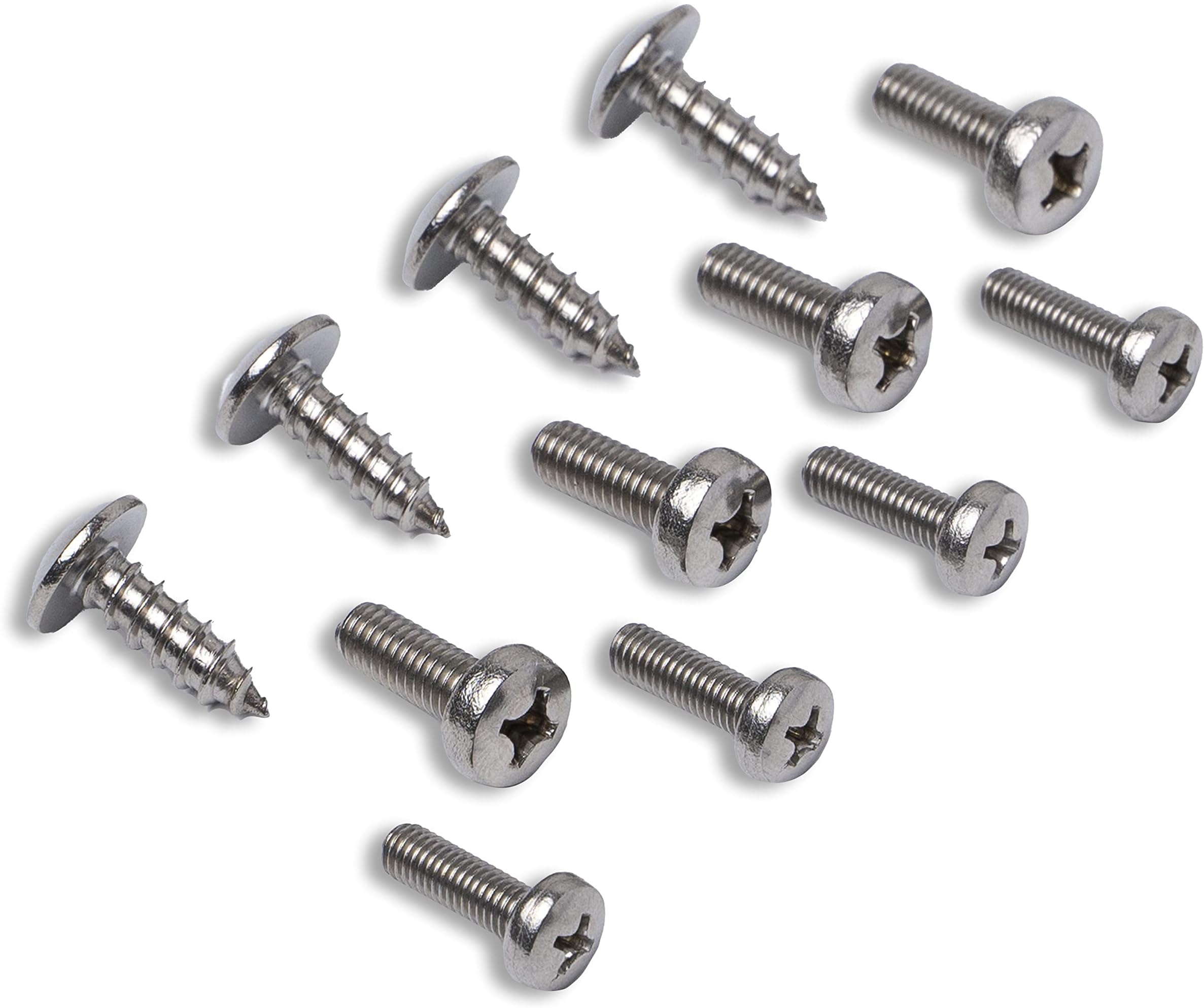 Amazon.com: Prime Ave Stainless Steel License Plate Screws Compatible ...