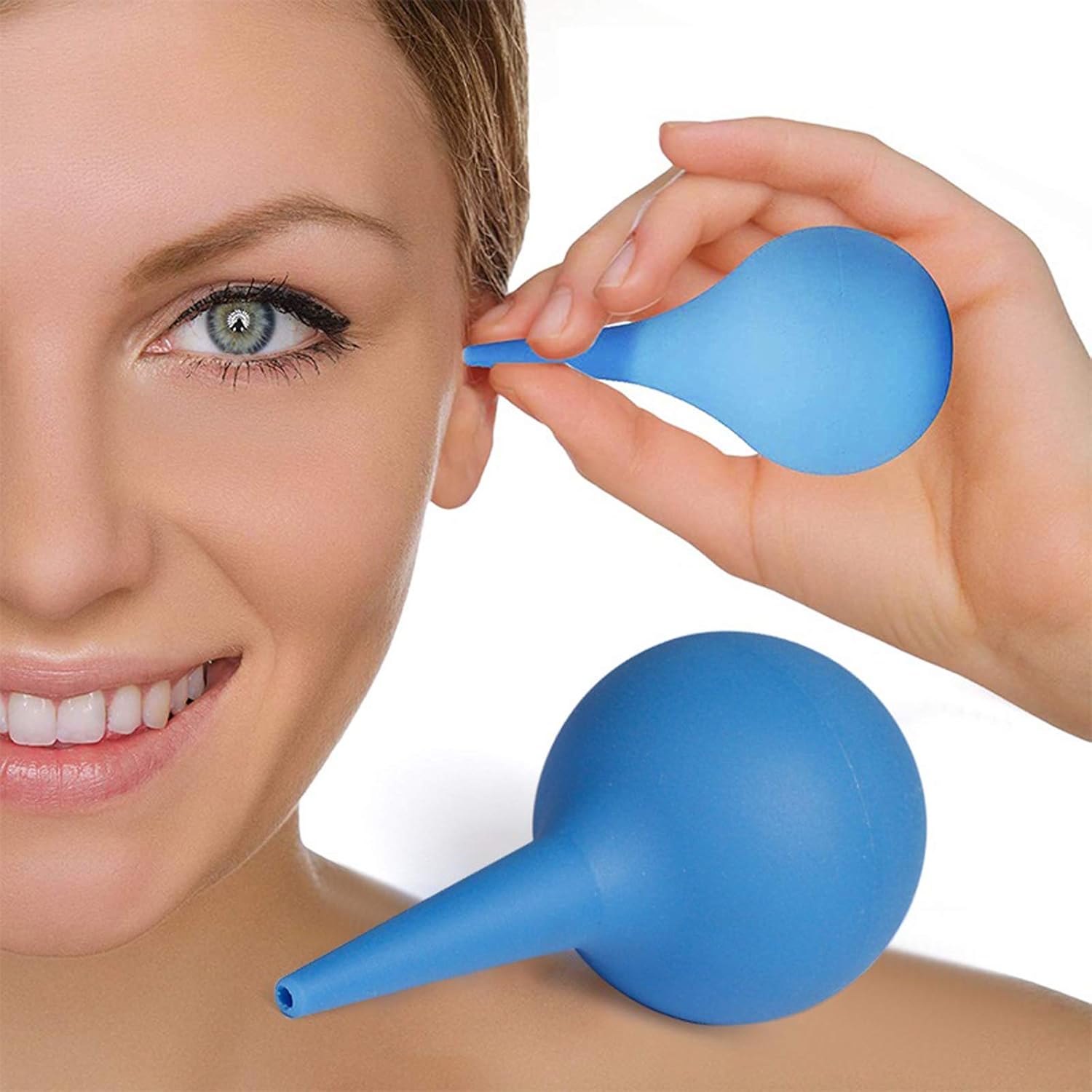 Air Blower Pump 135ml, Rubber Suction Ear Syringe Cleaning Ball ...