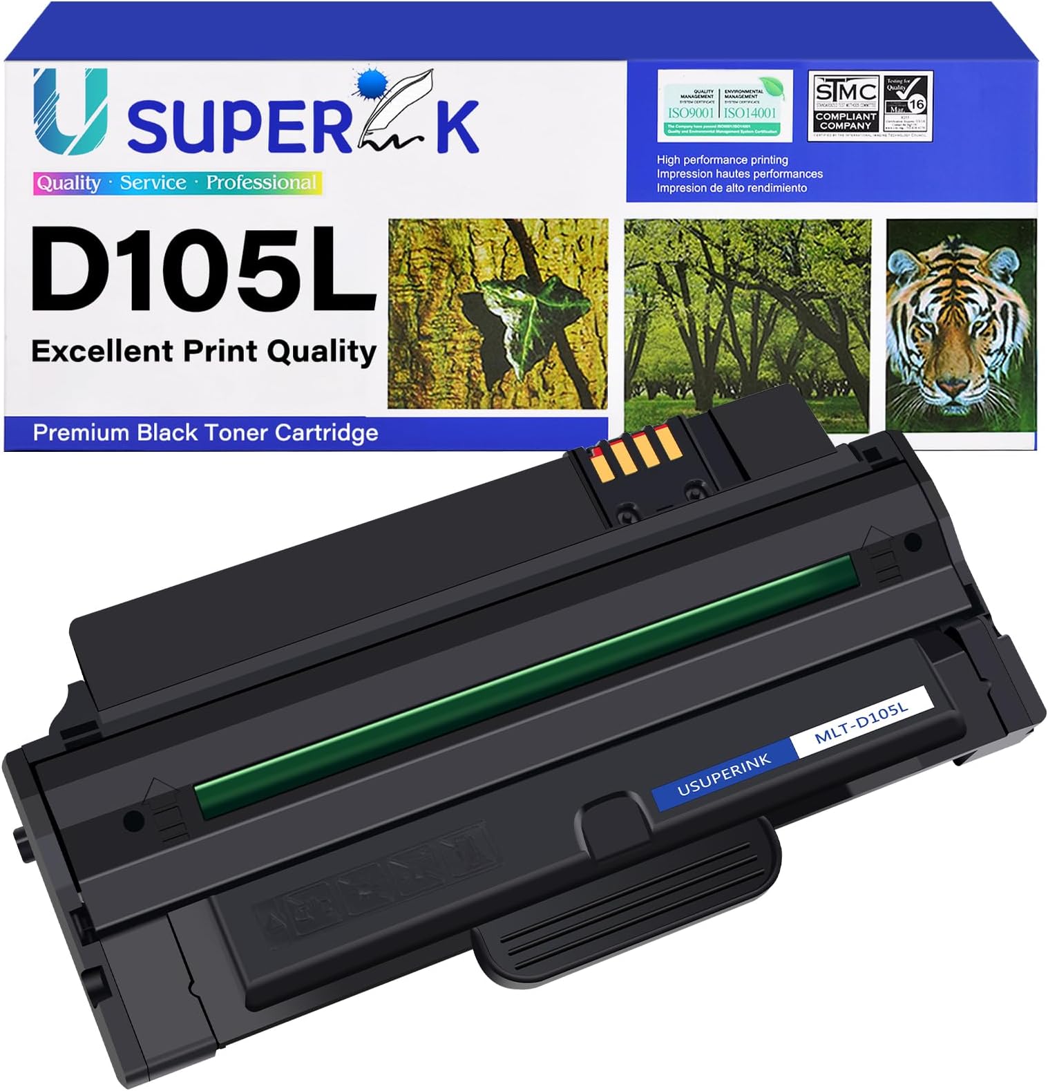 Amazon.com: Usuperink MLT-D105L Compatible Toner Cartridge Replacement for Samsung MLTD105L 105L ...