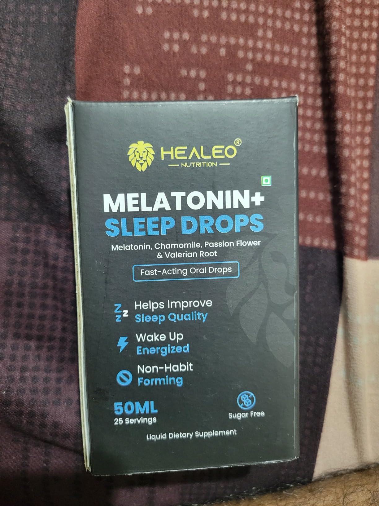 Healeo Melatonin 10mg Sleep Drops for Deep Sleep, Stress & Anxiety ...