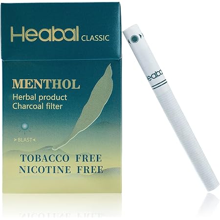 Amazon.com: Smoke Free Herbal Cocoa Cigarettes - 1 Pack Menthol - 100% ...