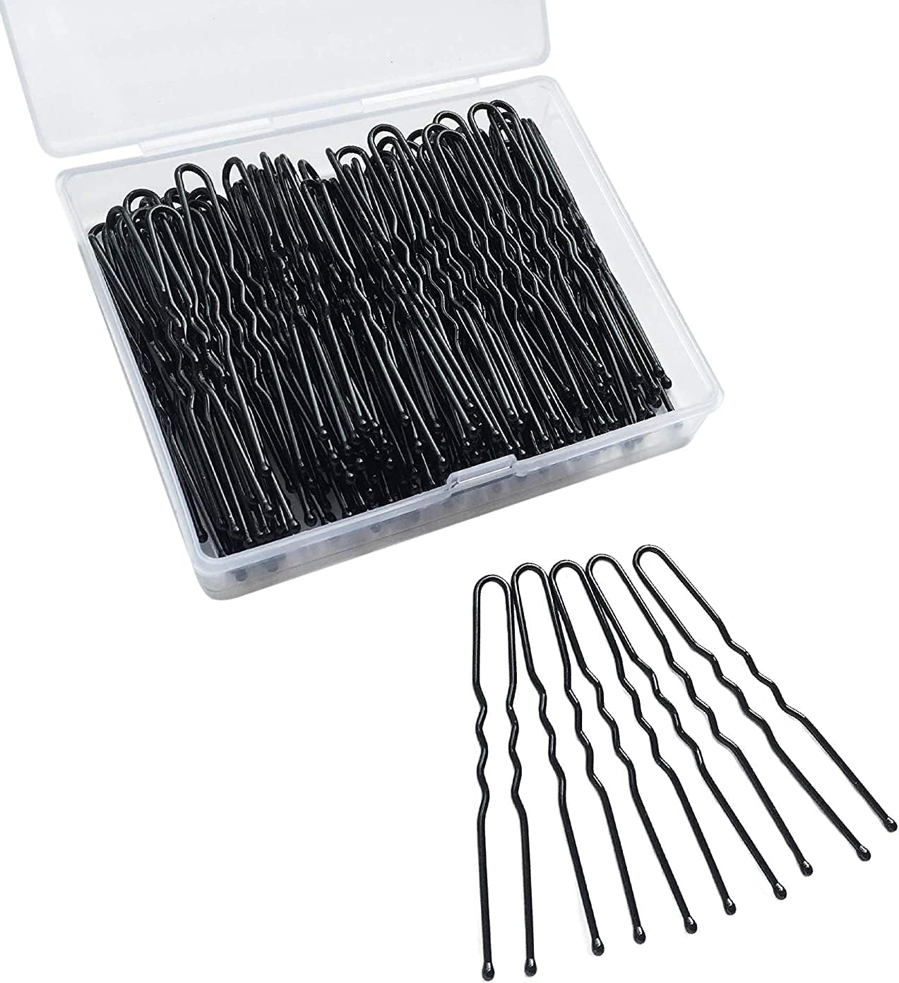 Amazon.com : U Shaped Hair Pins, Sevensun 100PCS Ladies Hair Bun ...