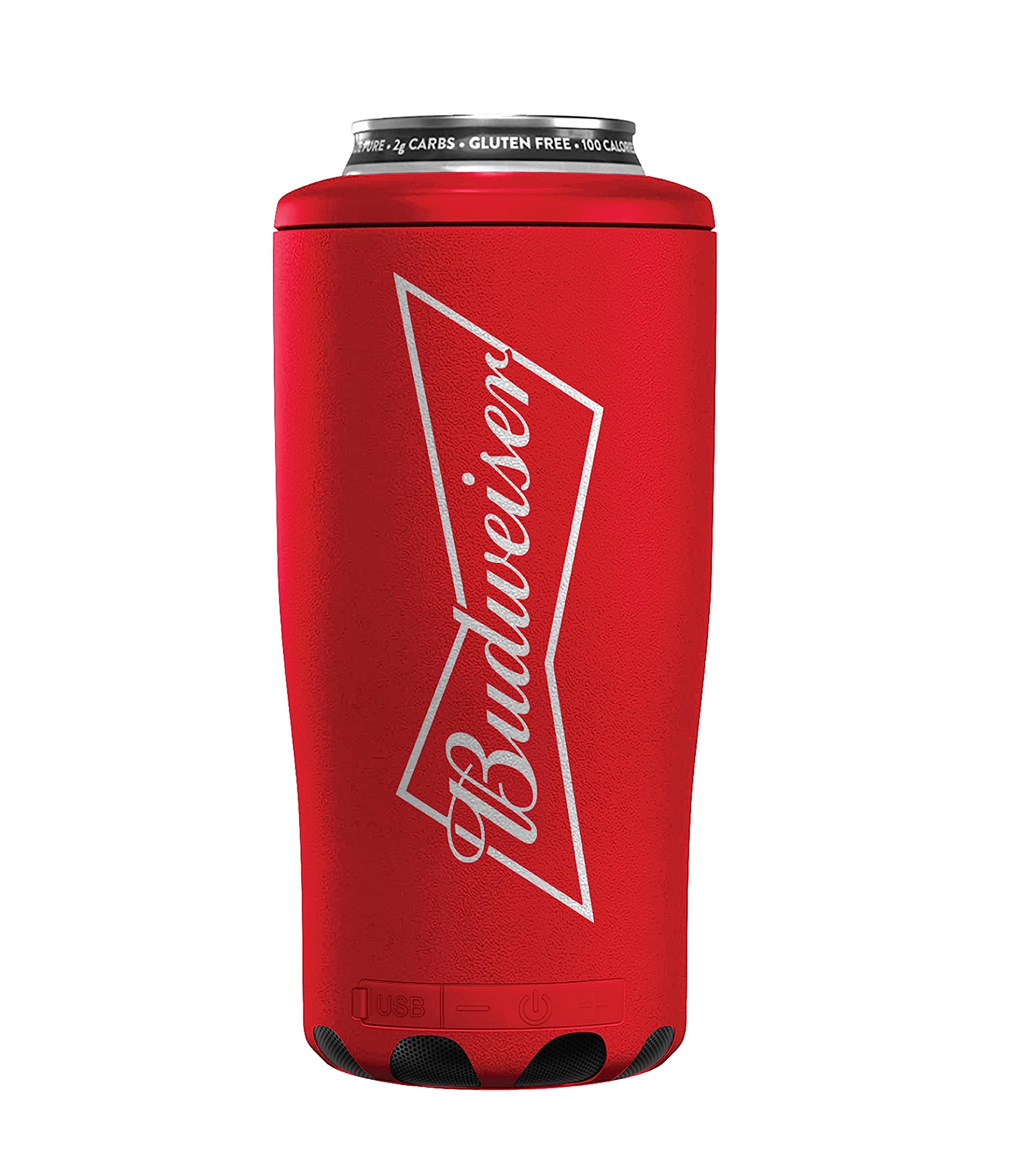 Amazon.com: Budweiser Can/Bottle Cooler Built-in Bluetooth Speaker ...