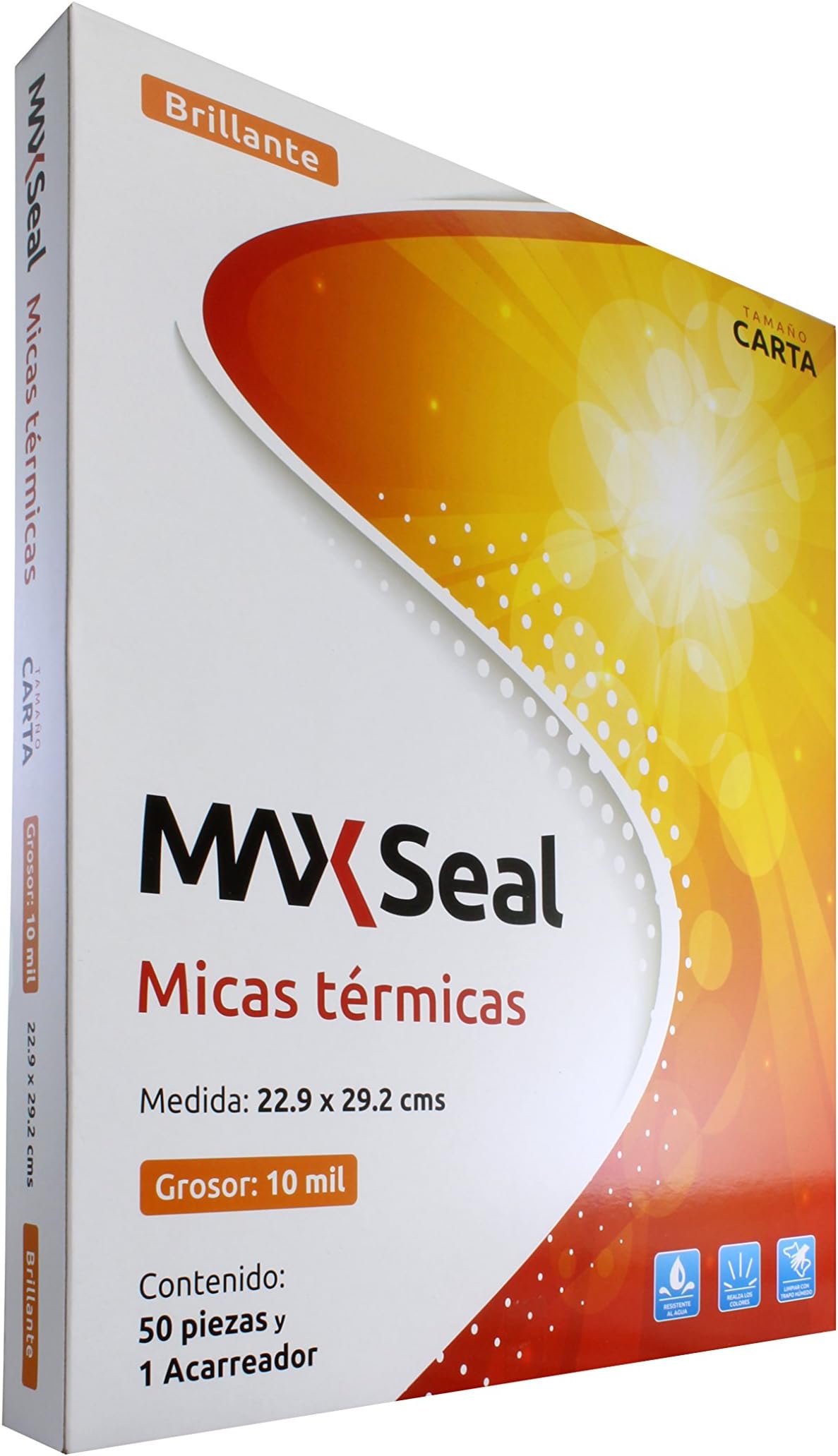 Mica térmica MAX Seal Carta 5 mil 100 pzs 22.9 x 29.9 cm : Amazon.com ...