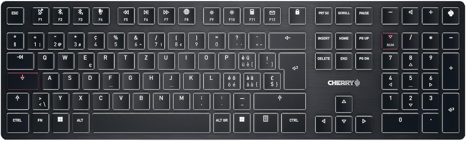 CHERRY KW X ULP, Ultra-Flat Mechanical High-End Keyboard, Swiss Layout ...