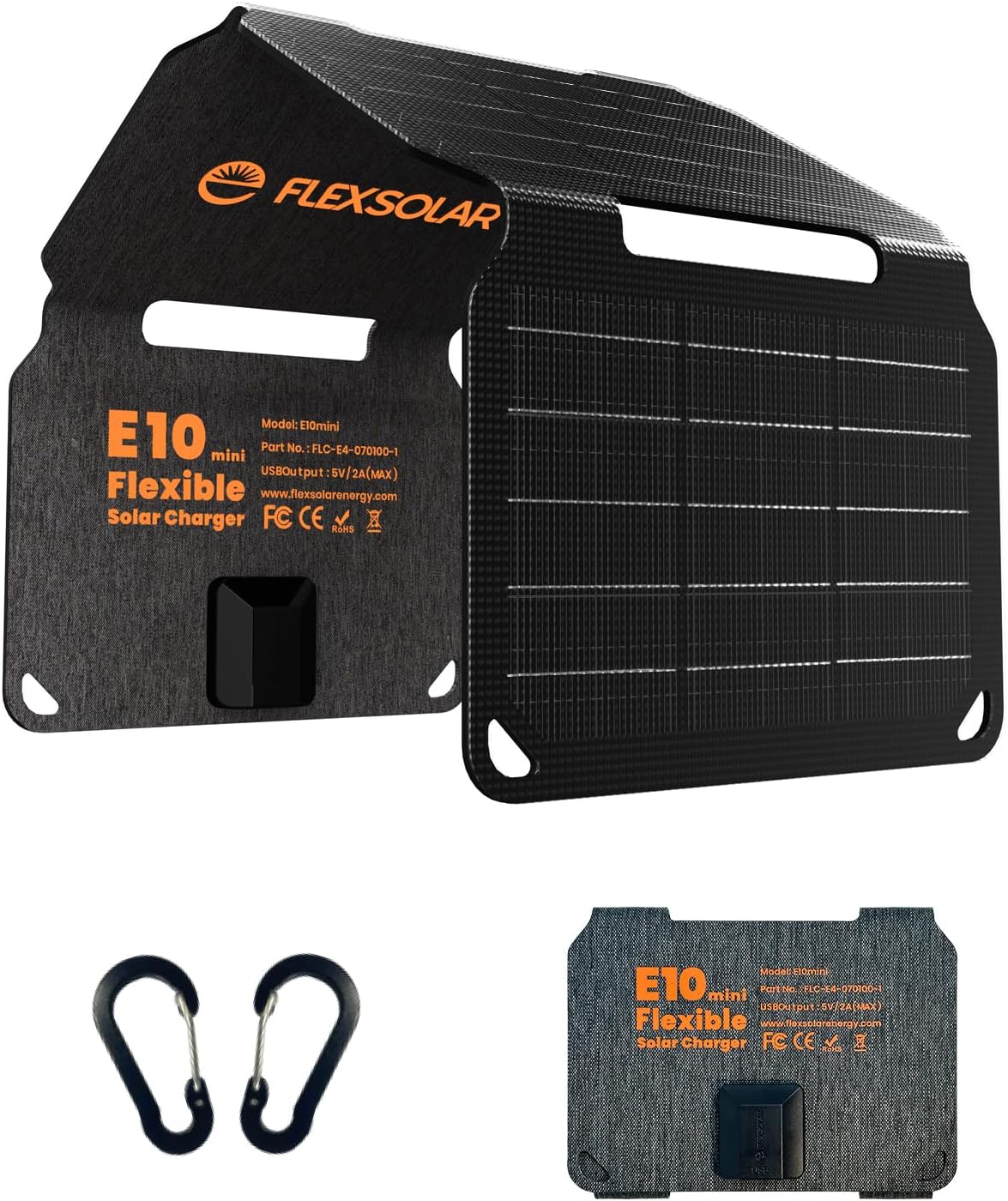 Amazon.com: 10W Mini Solar Panel, USB Solar Charger Foldable Portable ...