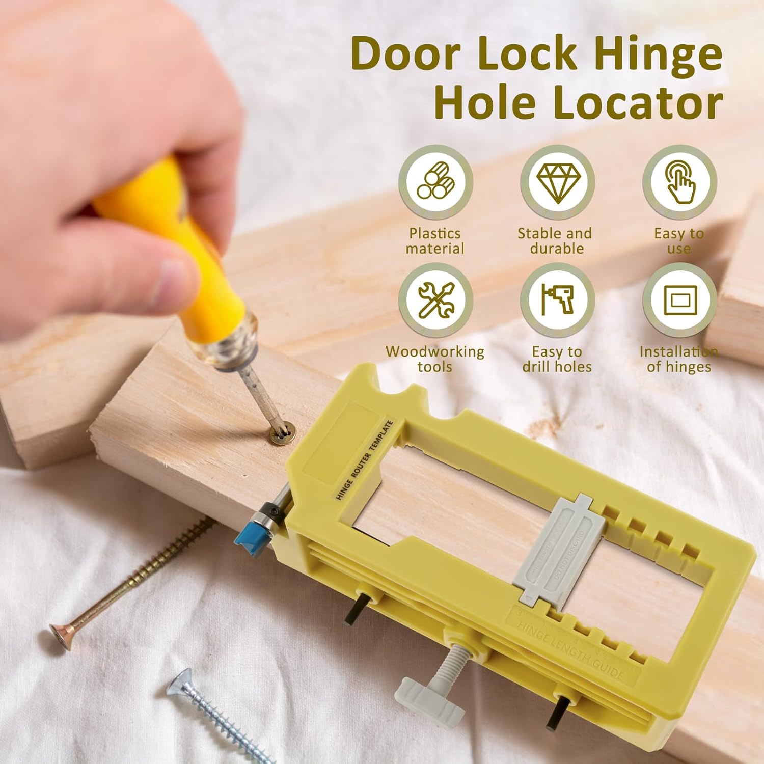 Door Hinge Mortise Jig Kit, Door Hinge Jig, Premium Nepal | Ubuy