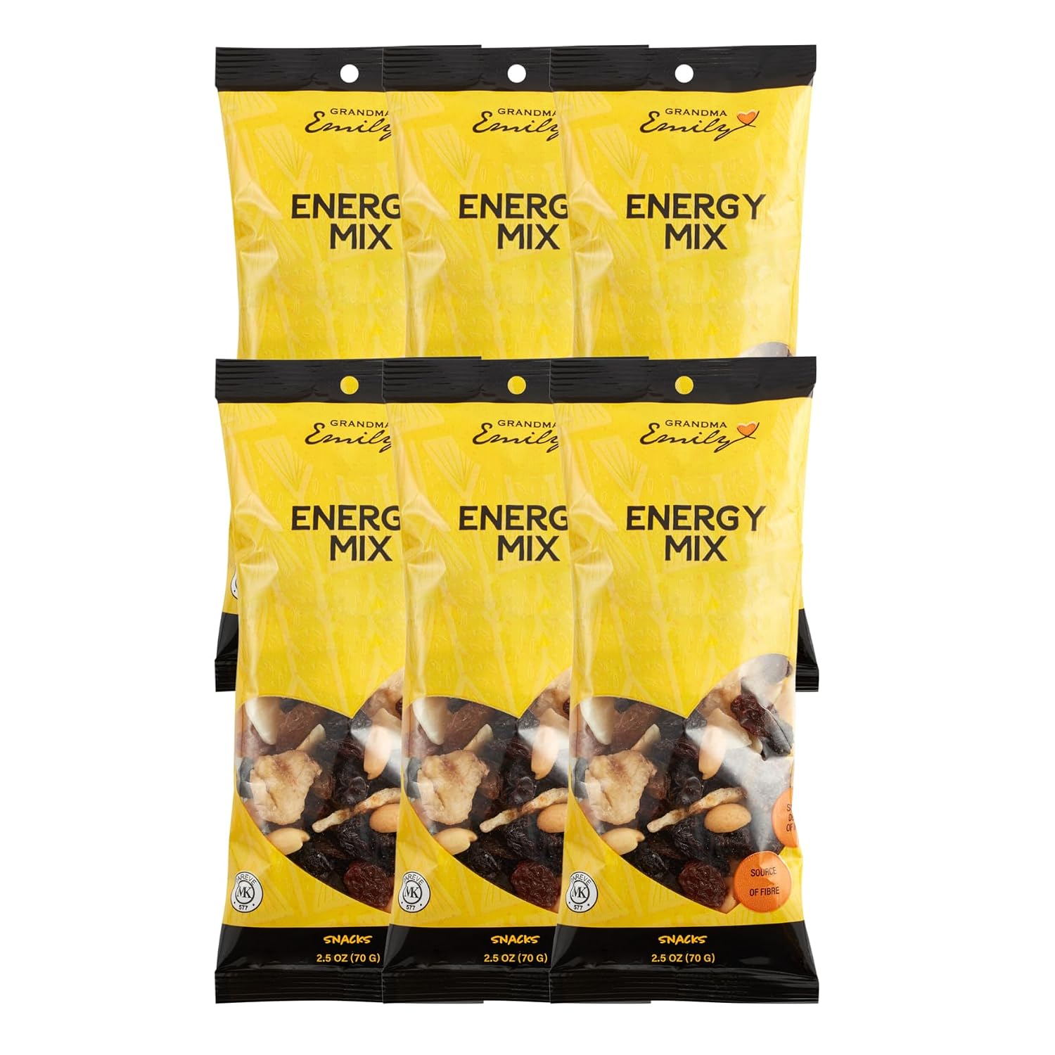 Amazon.com: Grandma Emily Deluxe Nut Mix Single Serve Individually Bag ...