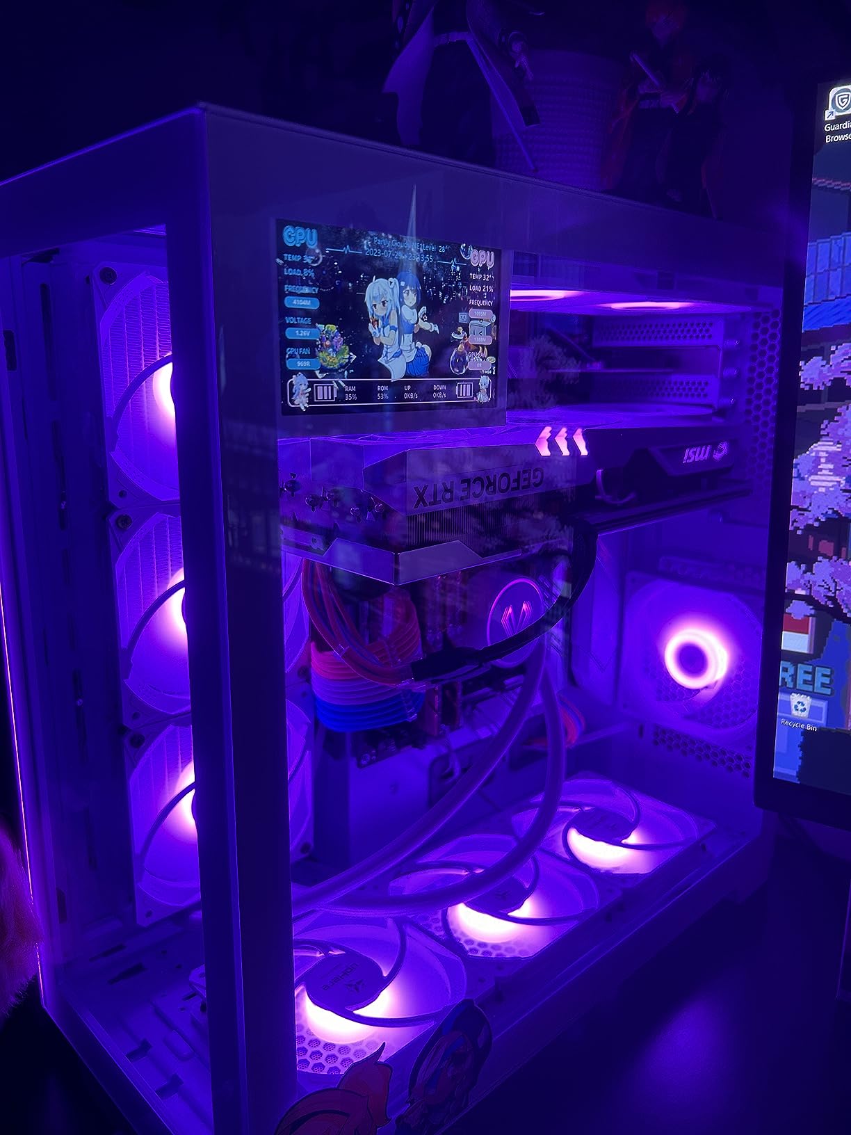 $12/mo - Finance WOWNOVA 5" Computer Temp Monitor (Dynamic Theme ...