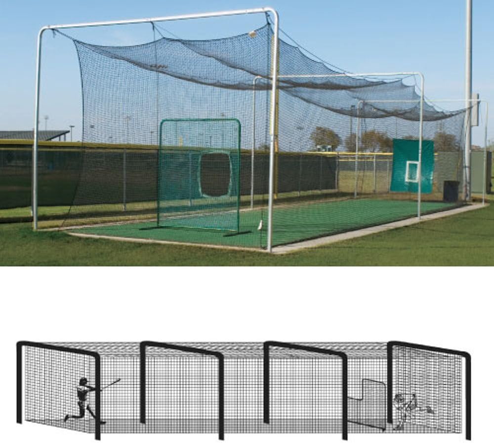 Amazon.com : Baseball Batting Tunnel Steel Frames - 4 Sections : Sports ...