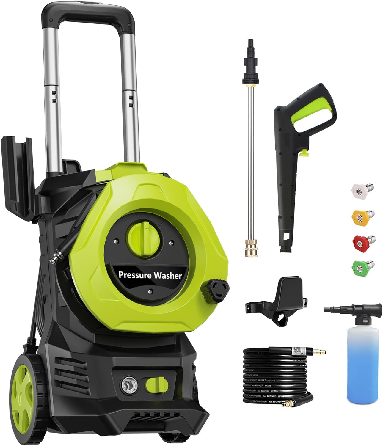 Amazon.com : pecticho Electric Pressure Washer 4000PSI Max 2.5 GPM ...
