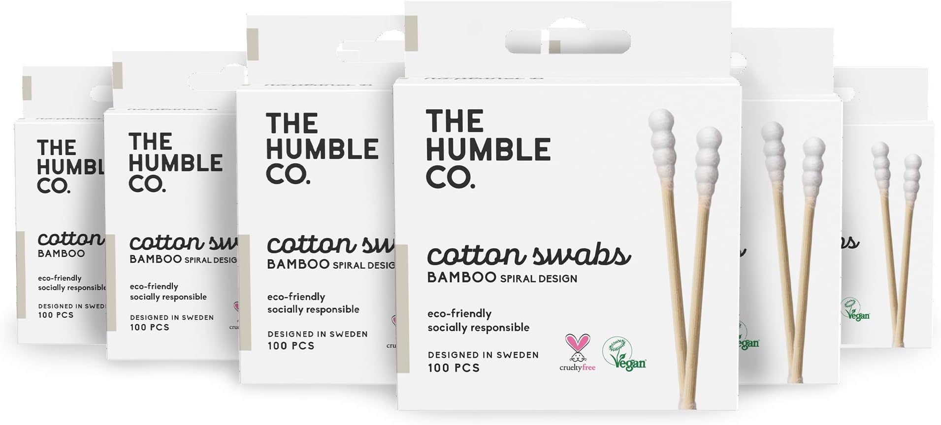 Amazon.com : Cotton Swabs, Q Tips, 100 Count Natural Cotton Buds ...