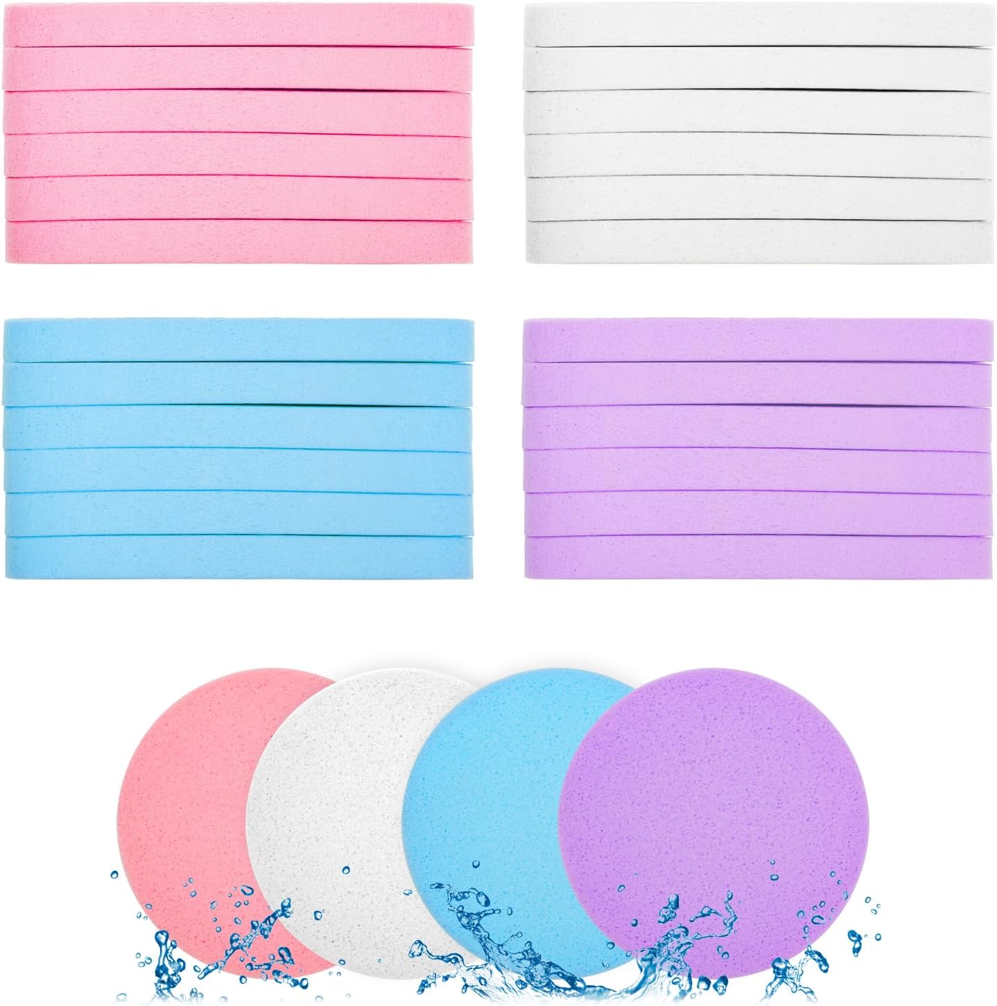 Amazon.com: Face Exfoliating Loofah Pads Scrubber, 6 Pcs Luffa Facial ...
