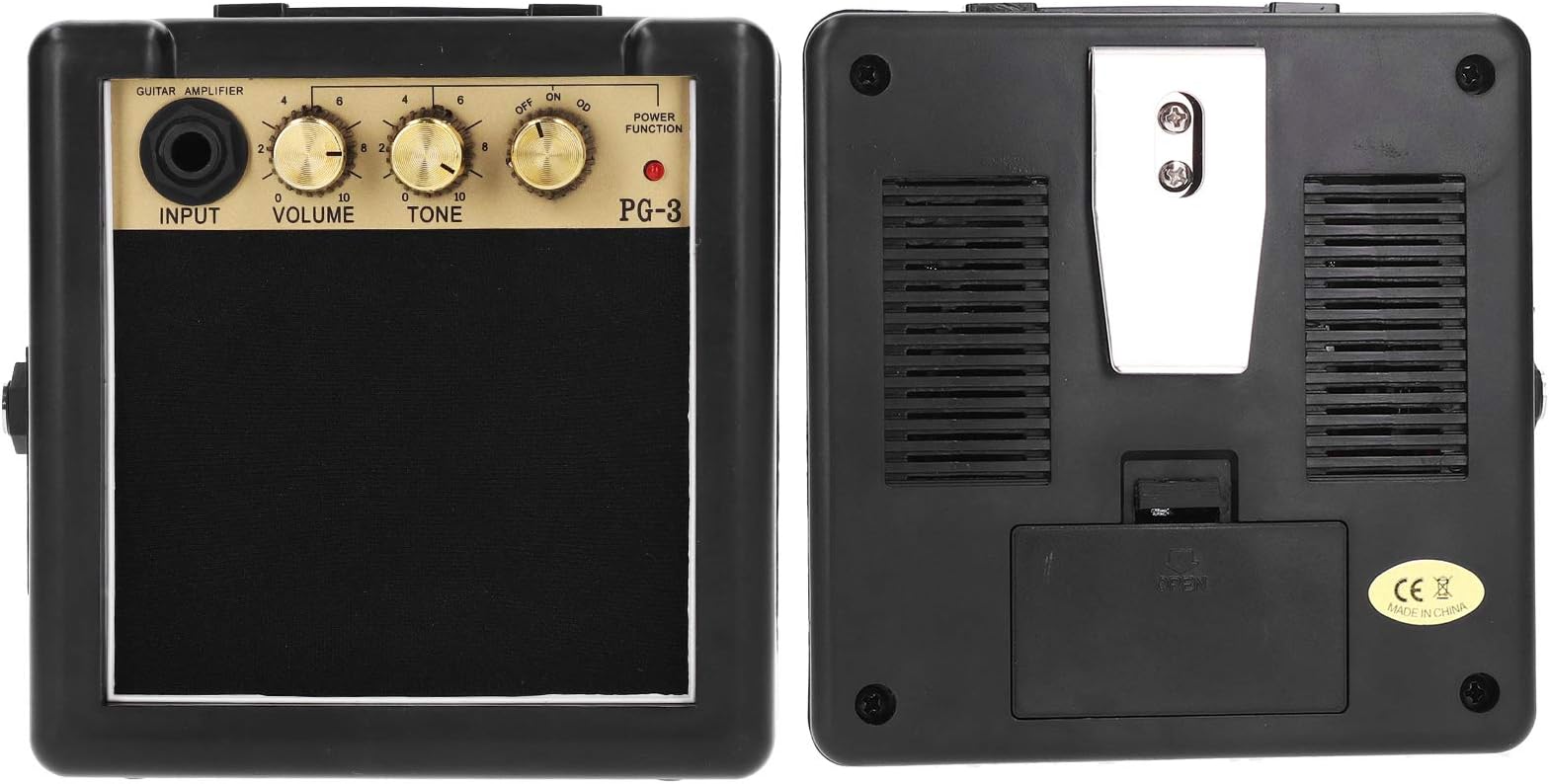 Amazon.com: Guitar Amp, 3w Portable Mini Bass Amp with Volume and Tone ...