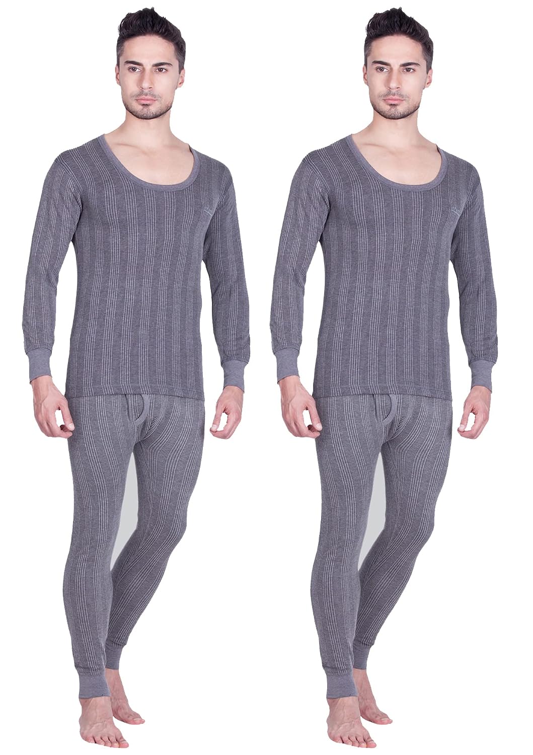 Buy Lux Inferno Men's Thermal to p and Bottom Set Charcoal at Amazon.in