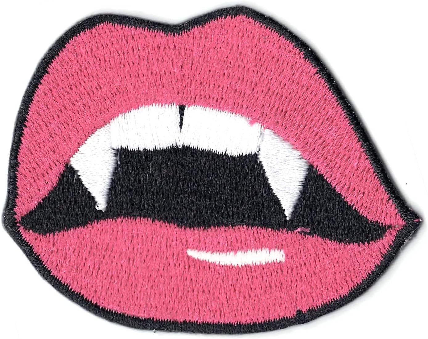 Amazon.com: Iron On Vampire Fangs Embroidered Patch