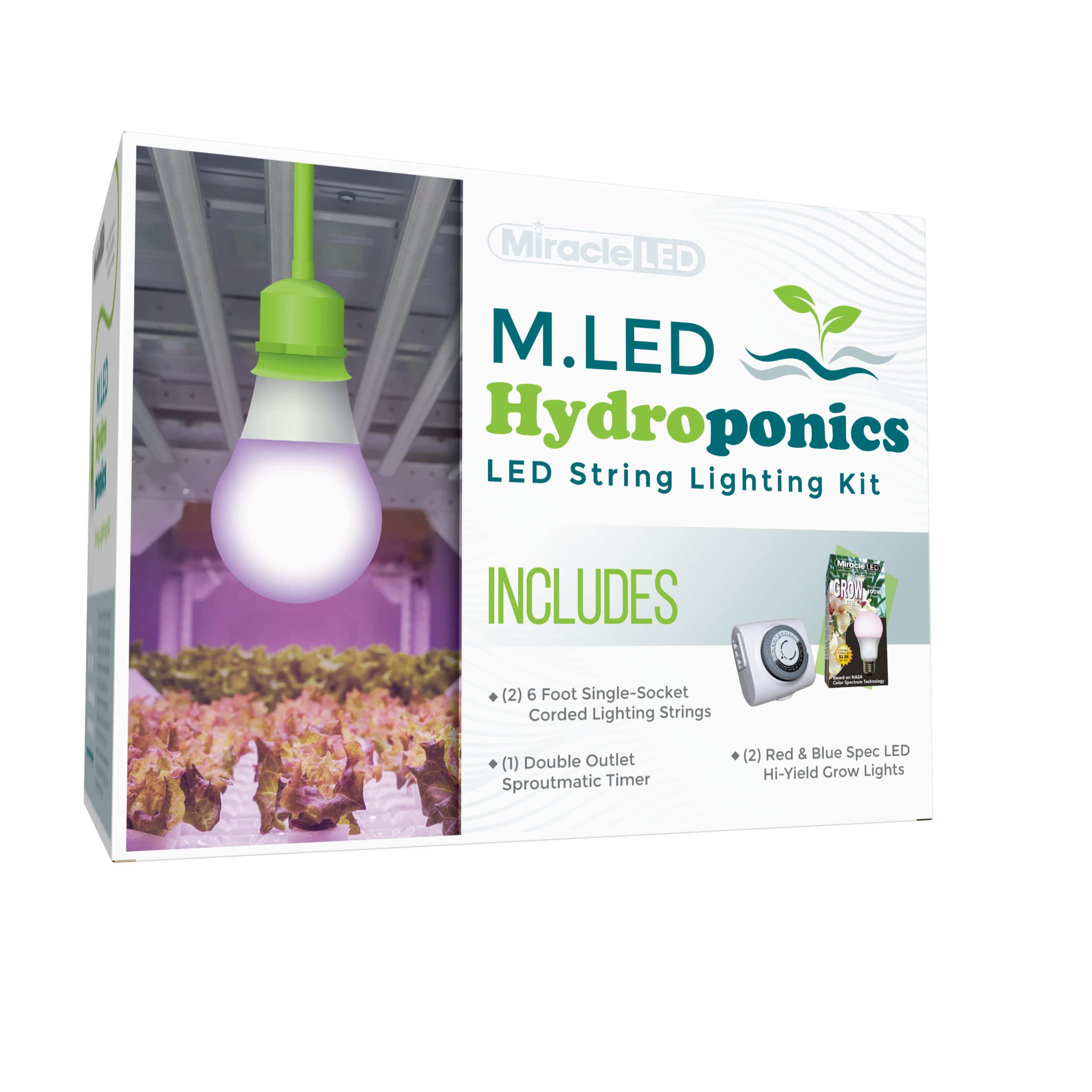 Amazon.com: Miracle LED Hydroponics LED Indoor Grow Light Kit ...