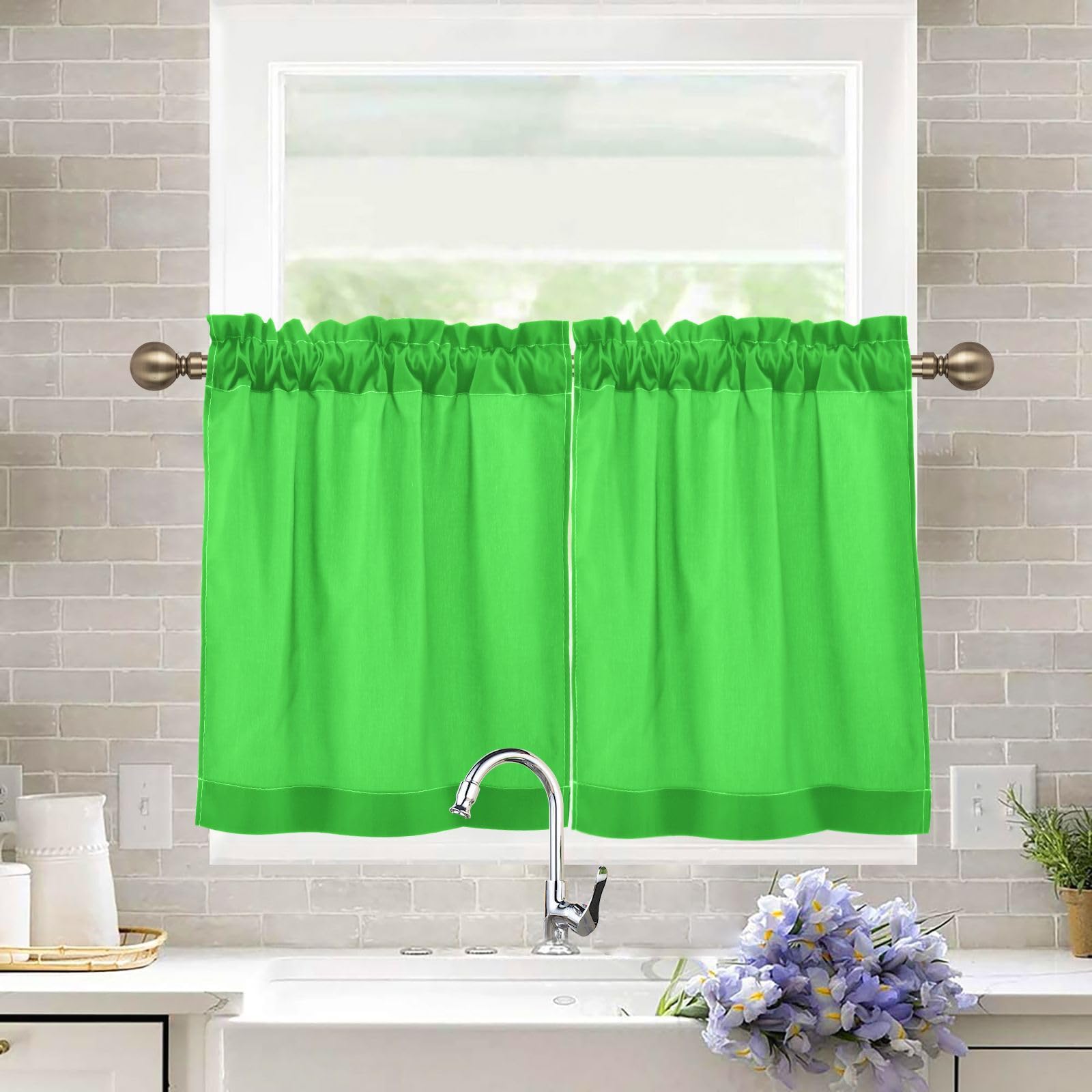 Lime Green Kitchen Curtains Buy Lime Green Matte Velvet
