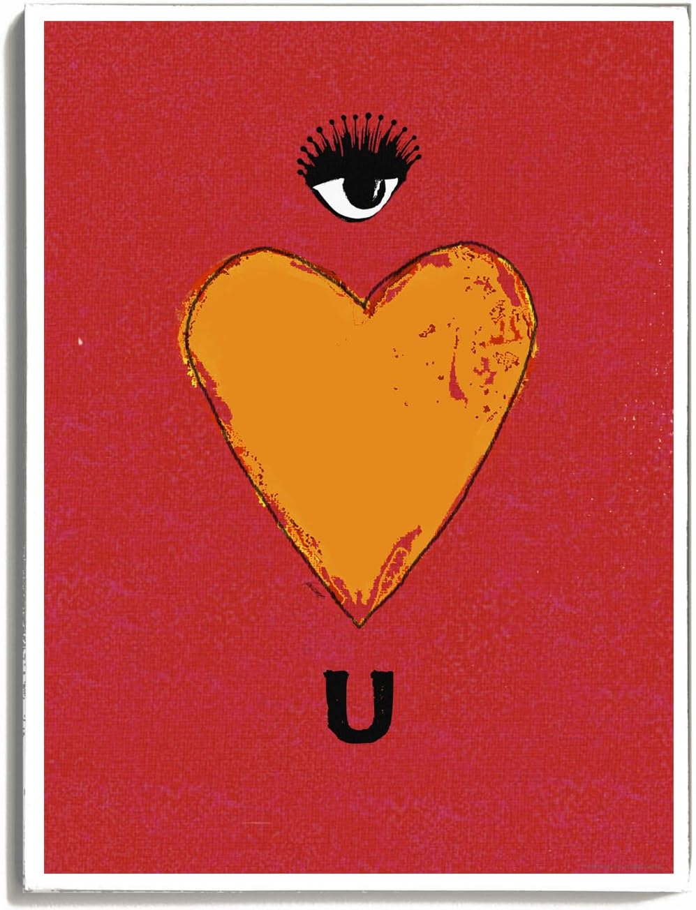Amazon.com: ArteHouse Wooden Sign, Eye Heart U : Home & Kitchen