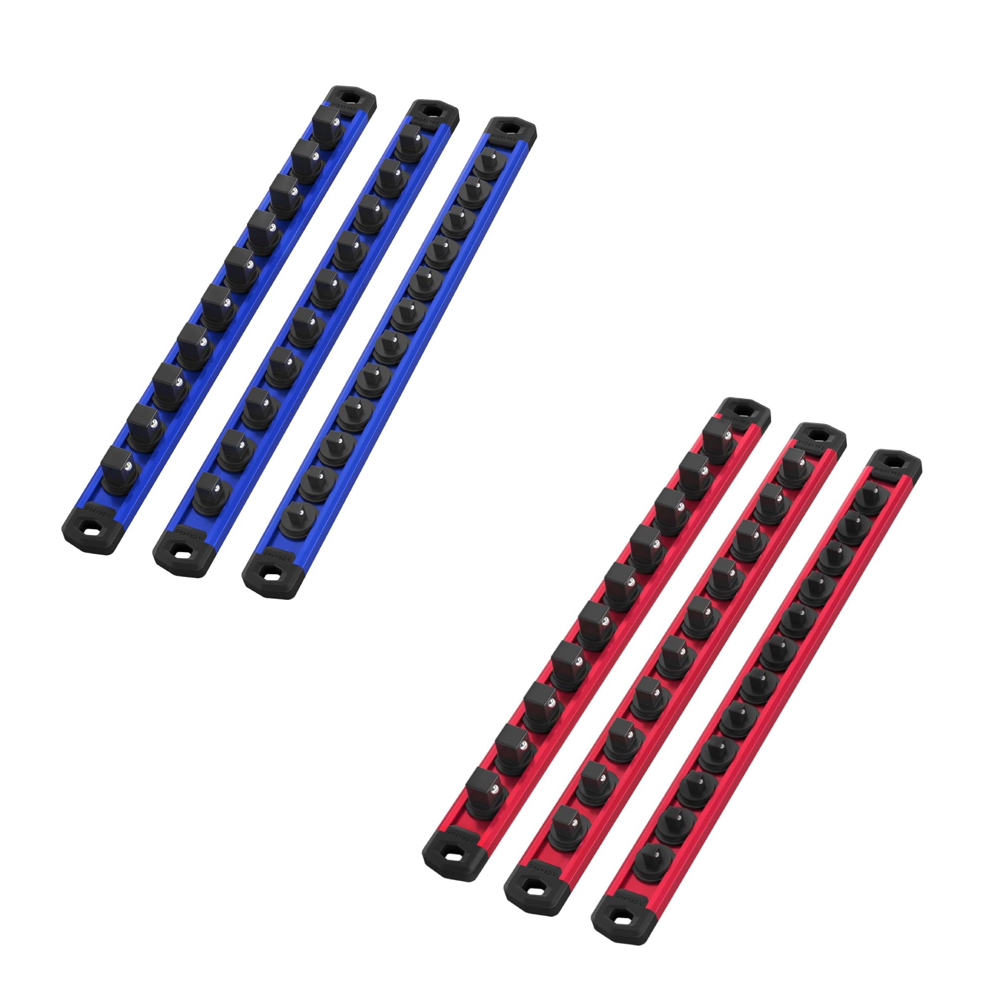 WORKPRO 6-Piece Magnetic Socket Organizer Set - Amazon.com