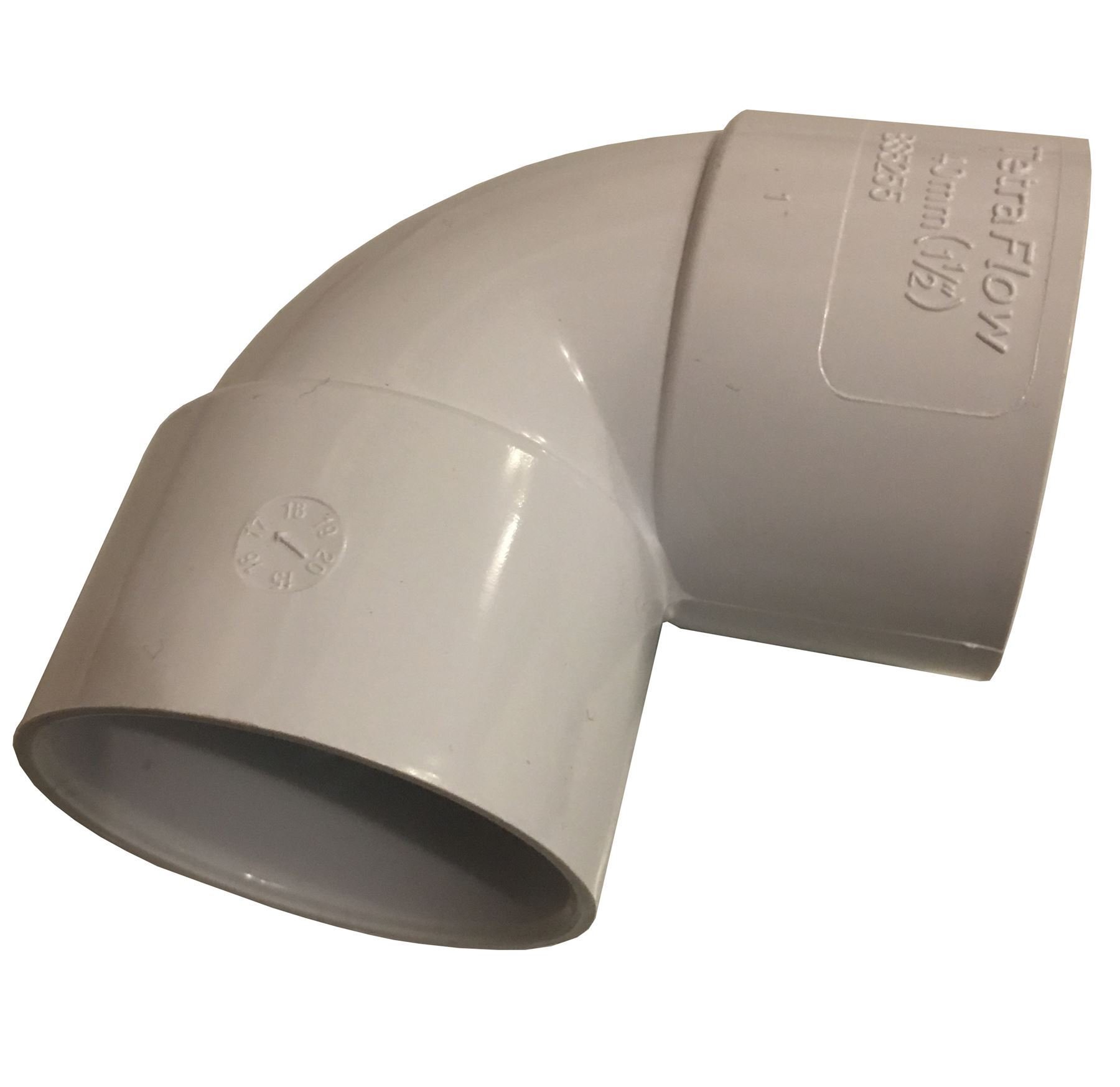 Pack of 10 - Solvent Weld 32mm Waste Pipe 90 Degree Knuckle Bend ...