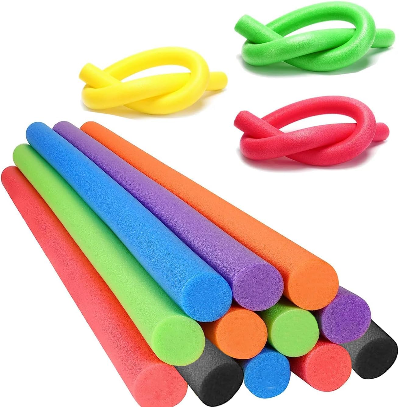 Snapklik.com : Chochkees Blue Pool Noodles Swimming Hollow Core Foam ...