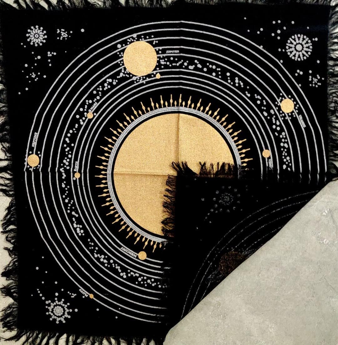 Craft Kala Tela de altar planetas espirituales, estrellas rituales y ...