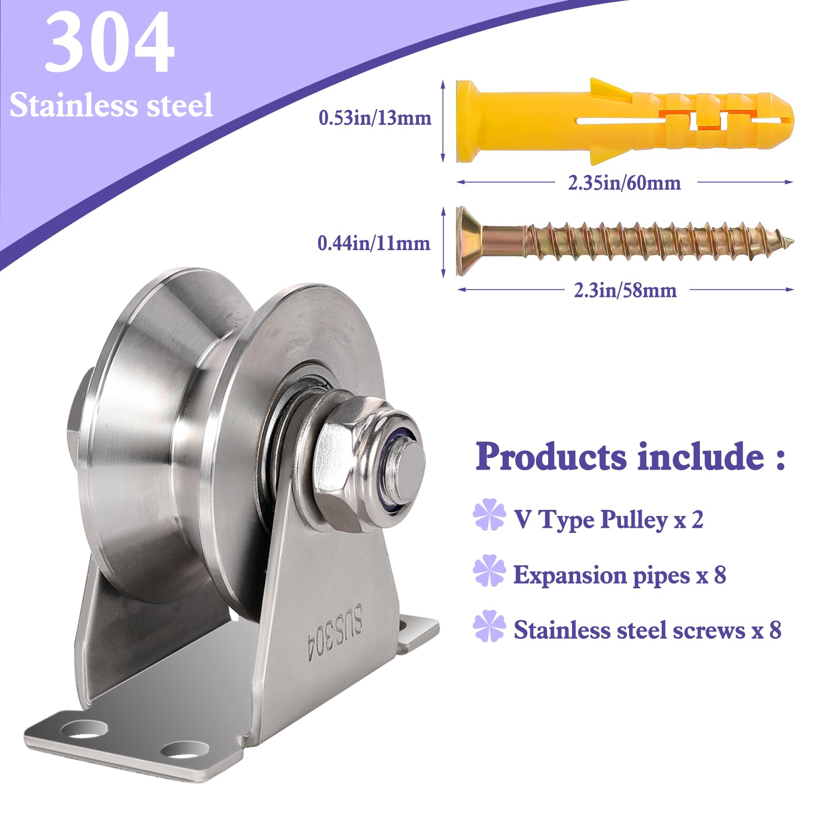 Shoulder Pulley Buy Groove Wheel Pulley Stainless Steel V Groove Pulley ...