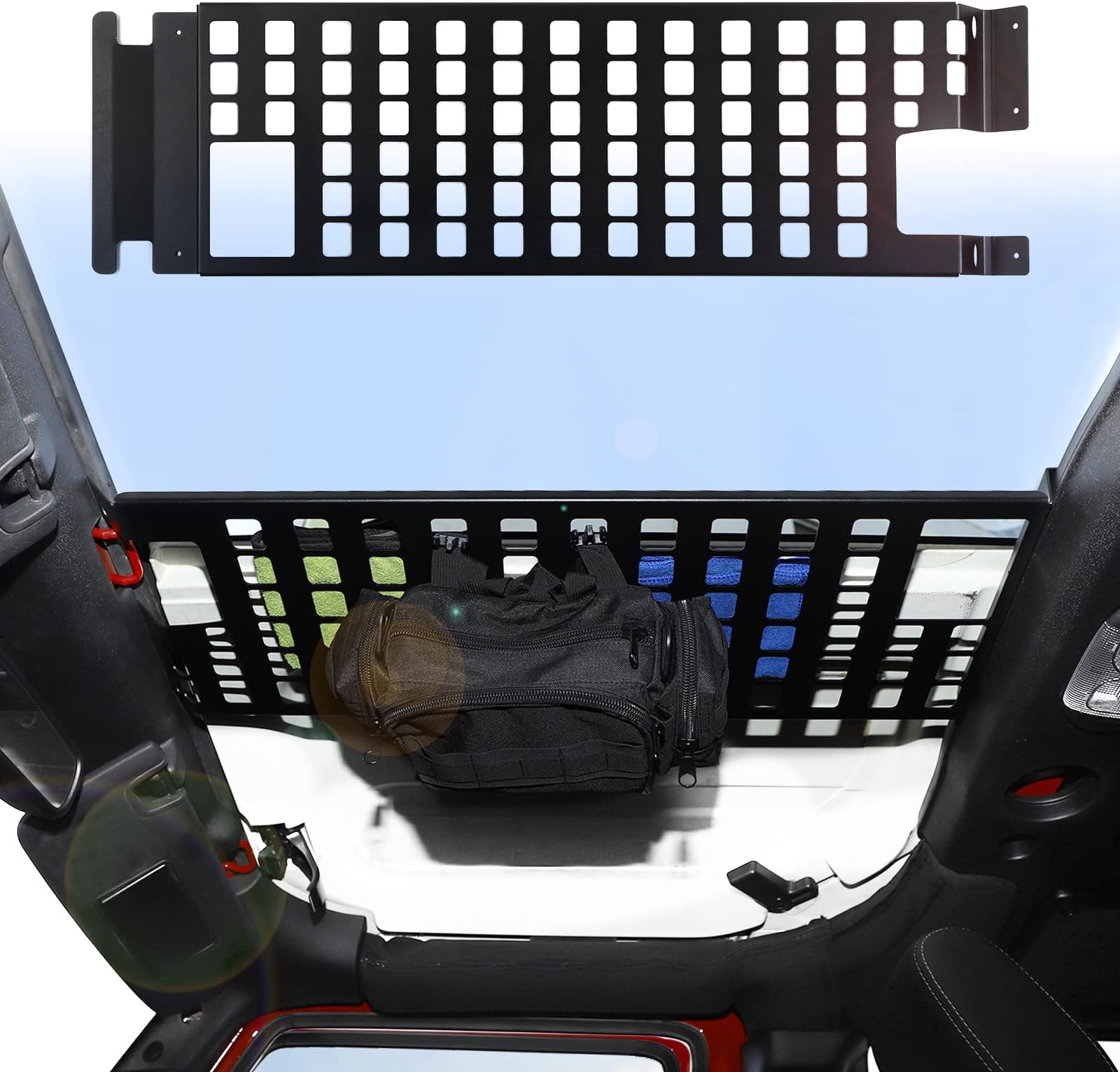 Amazon.com: Metal Trunk Organizer, Rear Cargo Rack Shelf Cargo Storage ...