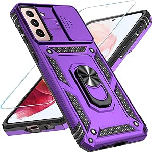 Amazon.com: SunStory Phone Case for Samsung Galaxy S21 Plus 5G Case with HD Screen Protector ...