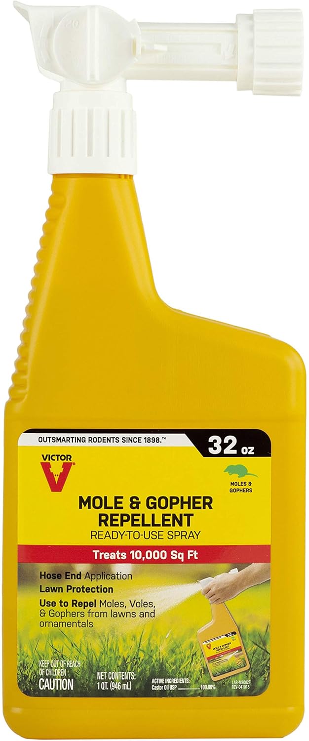 Amazon.com: Victor Mole & Gopher Repellent Ready-to Use Spray - M8002 ...