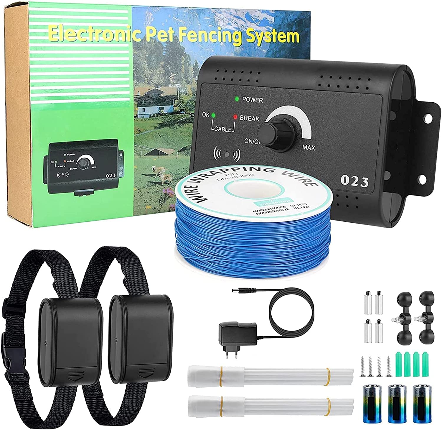 Buy Upgraded Electric Wireless Dog Fence System, Wireless Dog Fence for ...