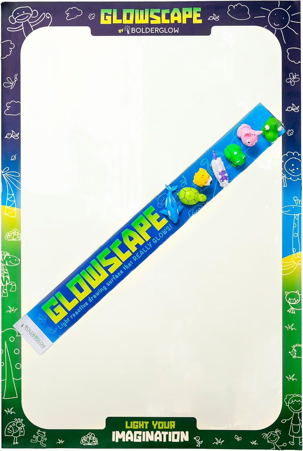 Amazon.com: Glowscape - Light Reactive Drawing Surface 36 x 24 inches ...