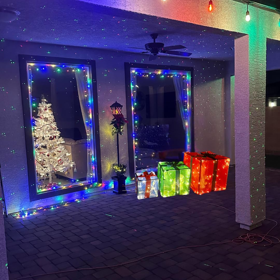 Amazon.com: Set of Three Outdoor Lighted Boxes: These are Large Outdoor ...