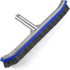 Amazon.com: Heavy Duty Pool Brush Head，18-inch Metal Pool Brushes Head ...