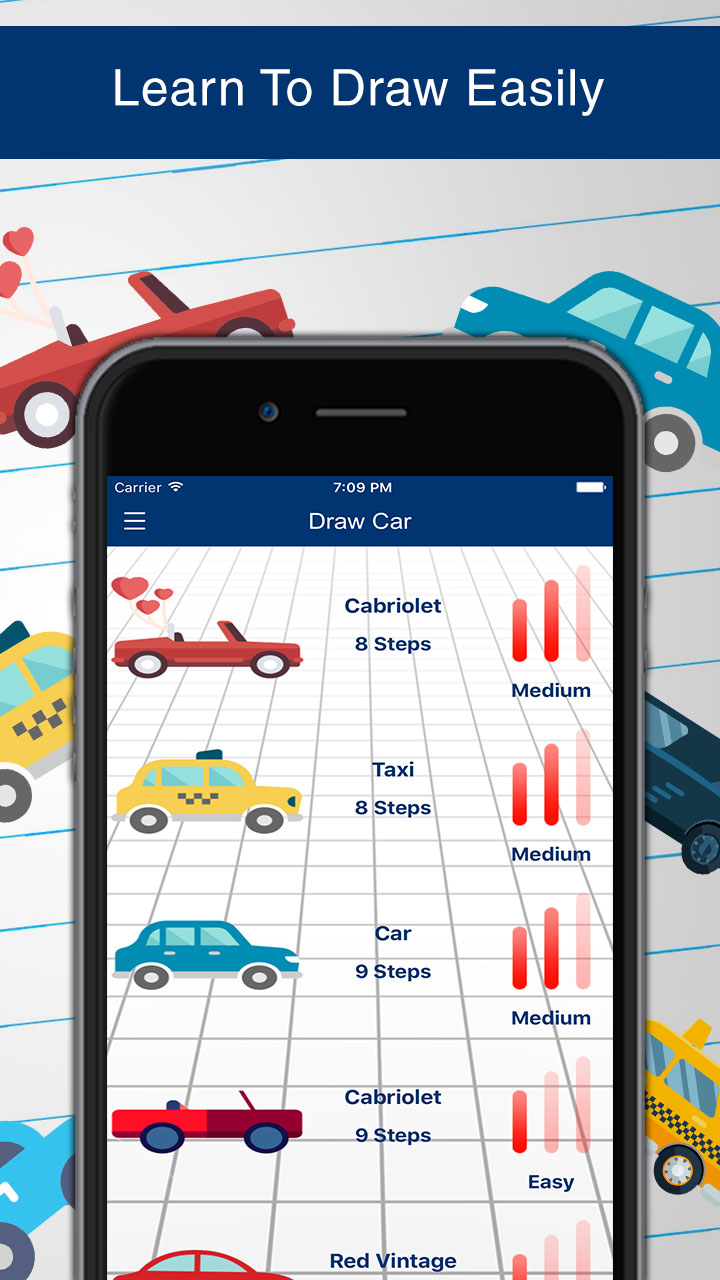 How to Draw Cars - App on Amazon Appstore